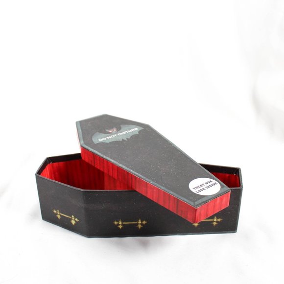 Mary Jo Hull | Accents | Gothic Vampire Coffin Shaped Dcor Trinket Box ...